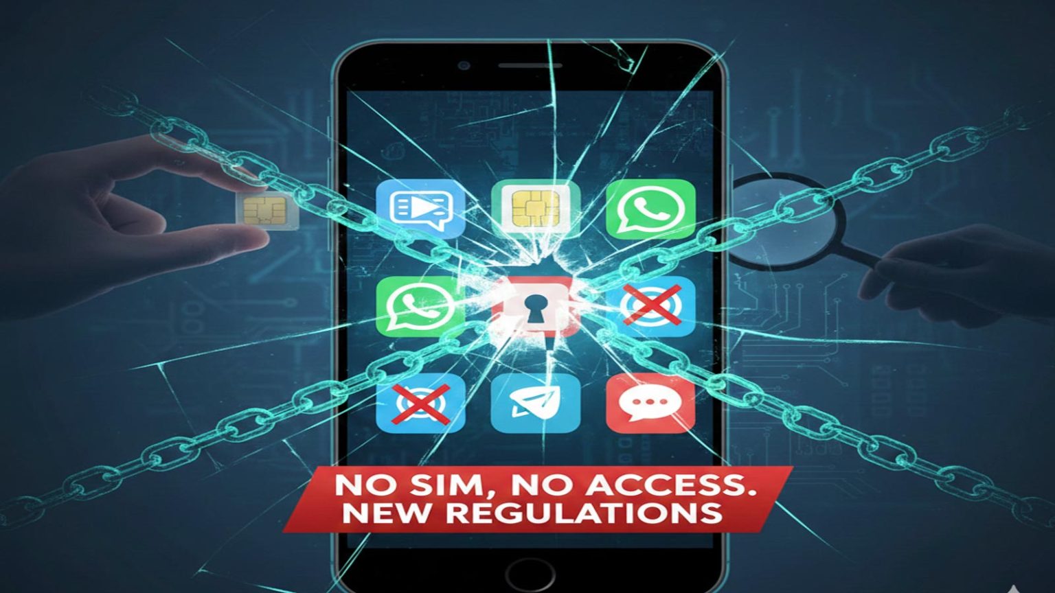 सिम-लेस ऐप साइबर नियम - ETrending India